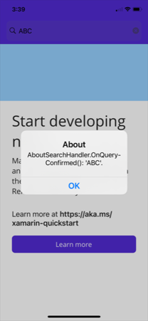 Why does the .net maui title bar disappear on iOS when using shell.searchhandler? - Microsoft Q&A