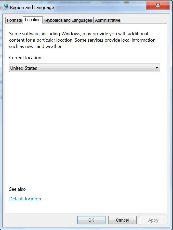 How to change My location in Windows? - Microsoft Q&A