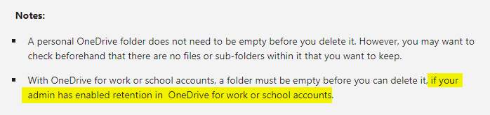 How to empty one drive storage - Microsoft Q&A