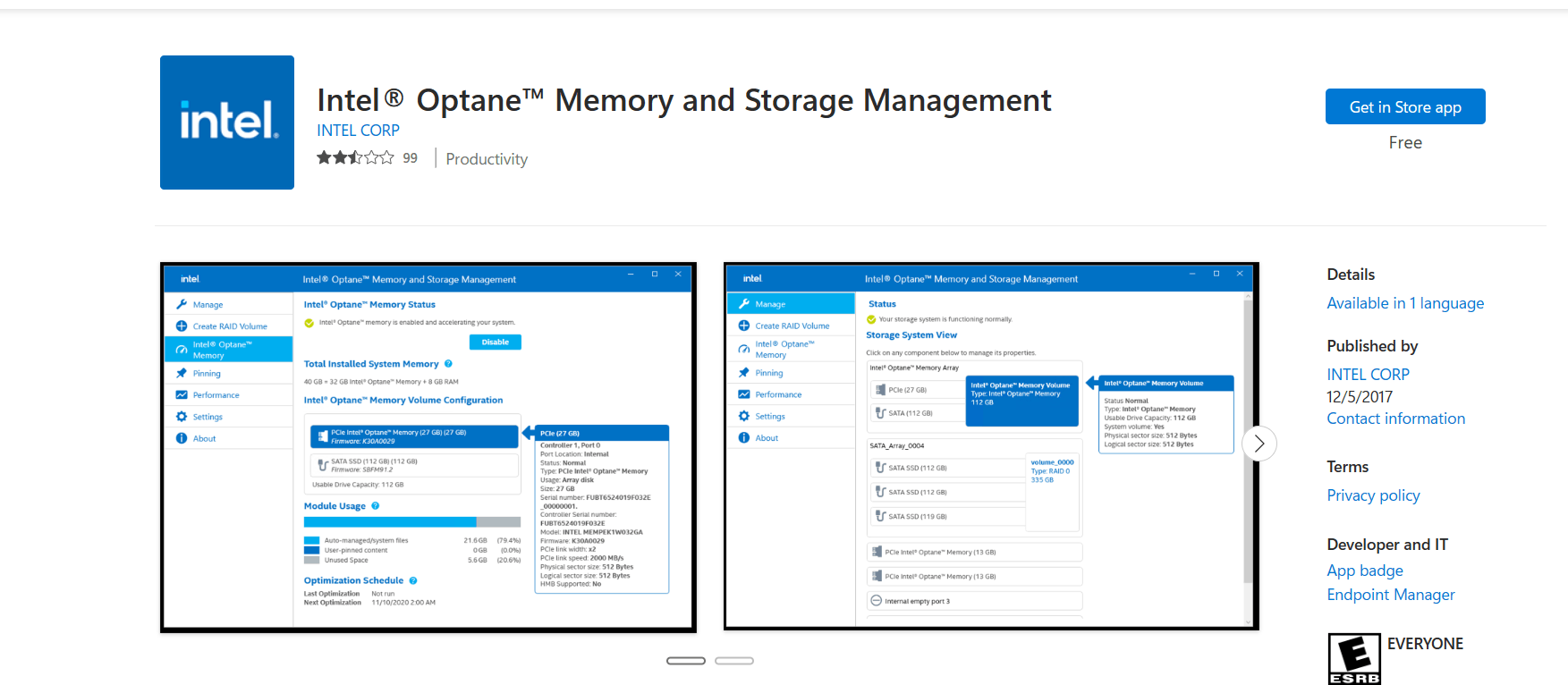 Possible memory leak related to iaStorAc.sys and iaStorAfs.sys - Microsoft Q&A