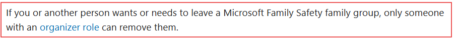 I am stuck in a Microsoft Family group. - Microsoft Q&A