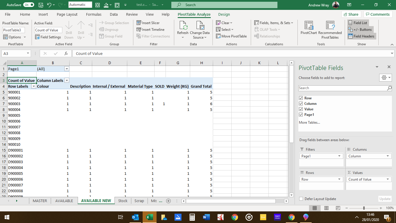 Excel Combine Data From 3 Worksheets into 1 Pivot Table - Microsoft Q&A