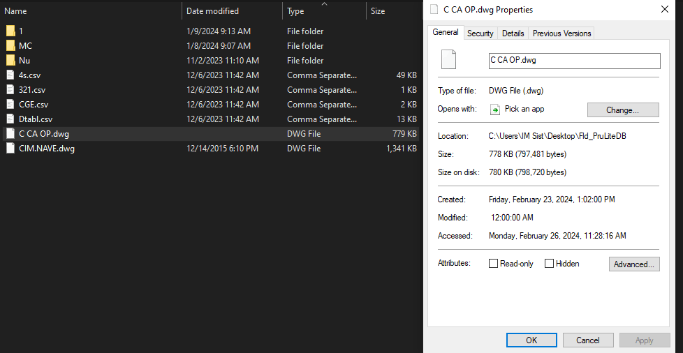 File's 'date modified' is missing - Microsoft Q&A