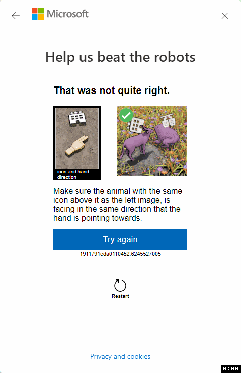 Account Login - Captcha Issue - Microsoft Q&A