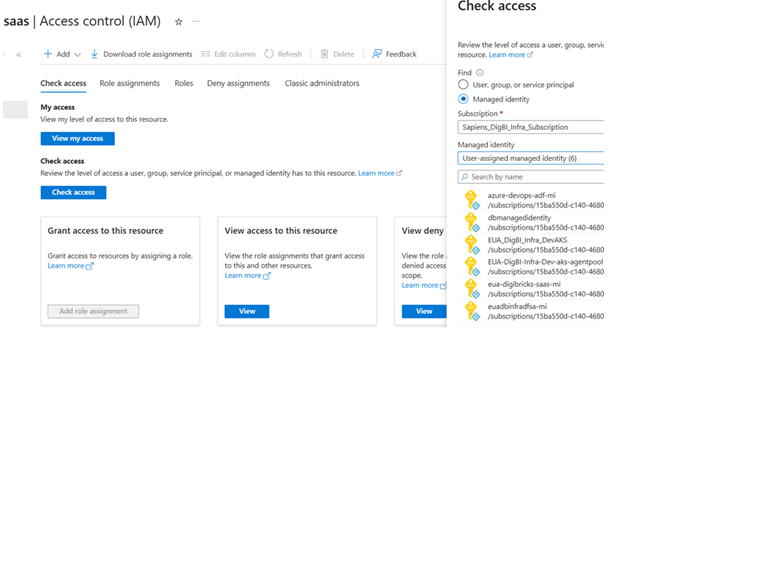 Azure managed identity for bearer token in azure databricks notebook - Microsoft Q&A