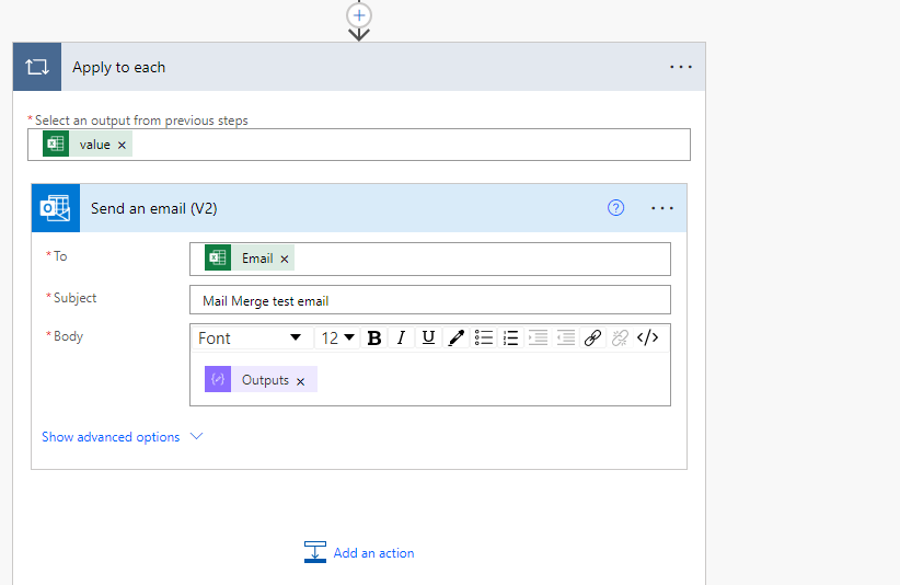 How would I mail merge from a Word document template and excel file ...