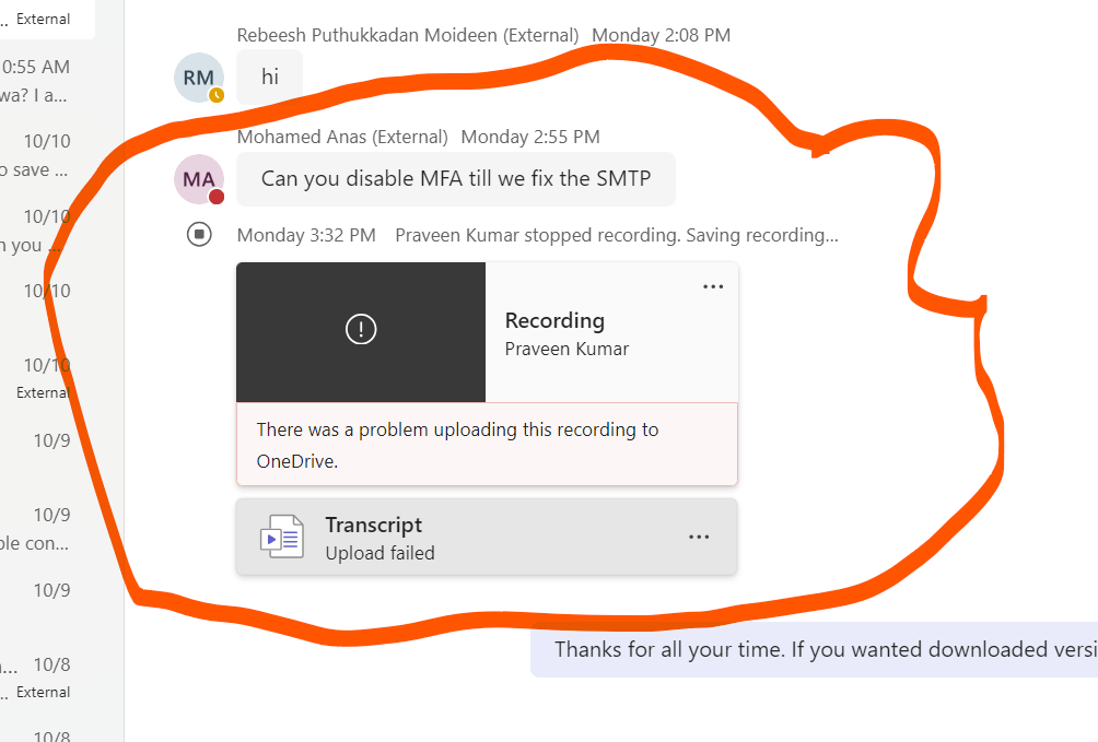 Microsoft Teams recording was not saved after 2 Hours of important ...