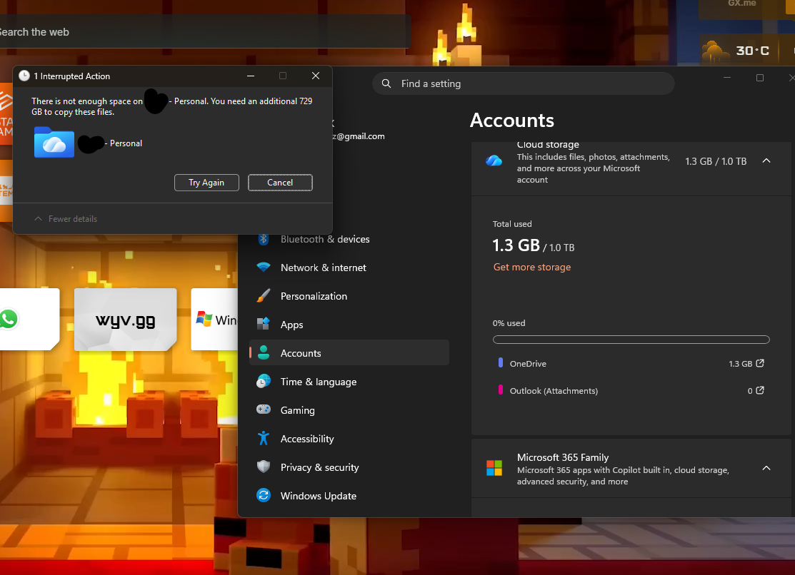 Onedrive is displaying wrong amount of available storage? - Microsoft Q&A