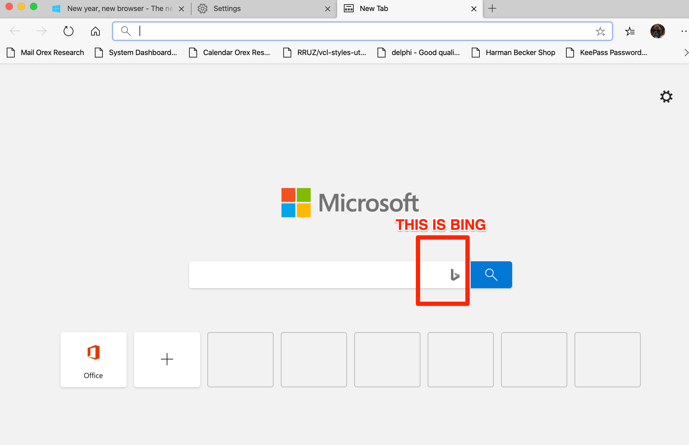 Edge 2020 on MacOS Catalina - Cannot Remove Bing From Microsoft Search ...