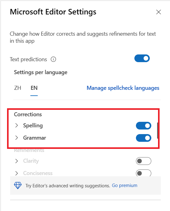 New outlook spellcheck is not working - Microsoft Q&A