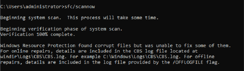 SFC Scan and DISM failing on Windows server 2019 - Microsoft Q&A