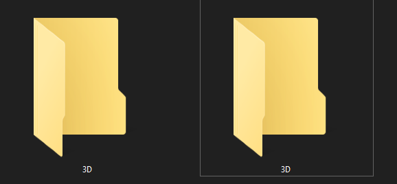 Two folders with exactly the same name, location but different contents ...