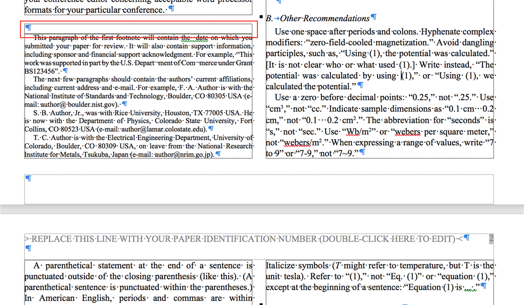 Can't find how to adjust footnote layout format coresponding column ...