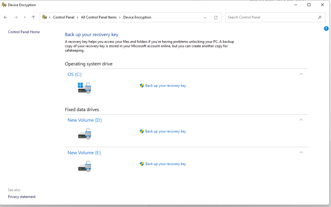 Bitlocker Drive locks every time I boot so have to enter the key again ...