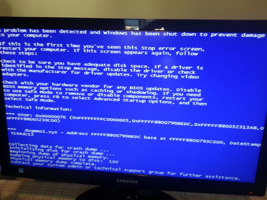 Bluescreen errors - Microsoft Q&A