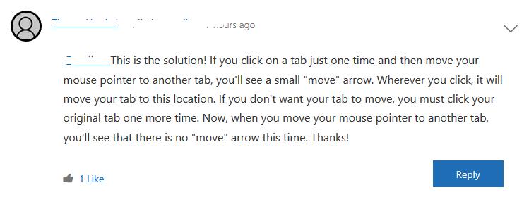 Worksheet tabs jumping around - Microsoft Q&A