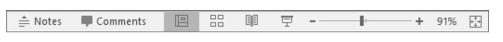PowerPoint 2016 Bottom Task Bar - Microsoft Q&A