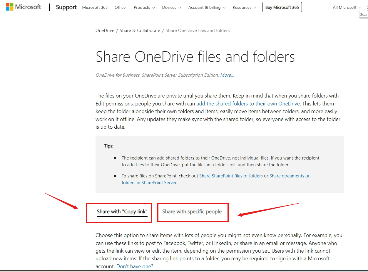 How to Share folders on OneDrive - Microsoft Q&A
