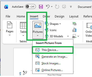 how to put a scanned pdf file into a Word doc using Microsoft 365 ...
