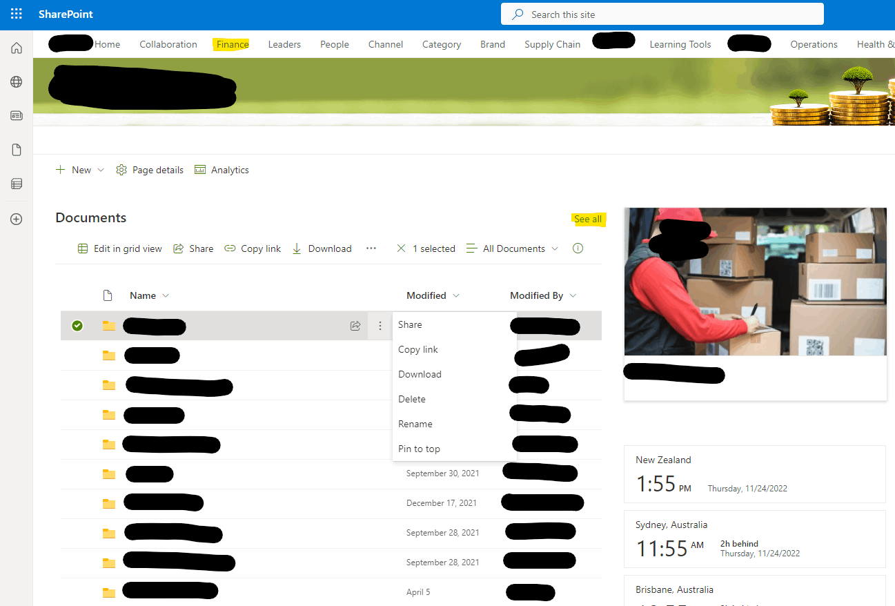 Ellipsis menu in Sharepoint - Microsoft Q&A