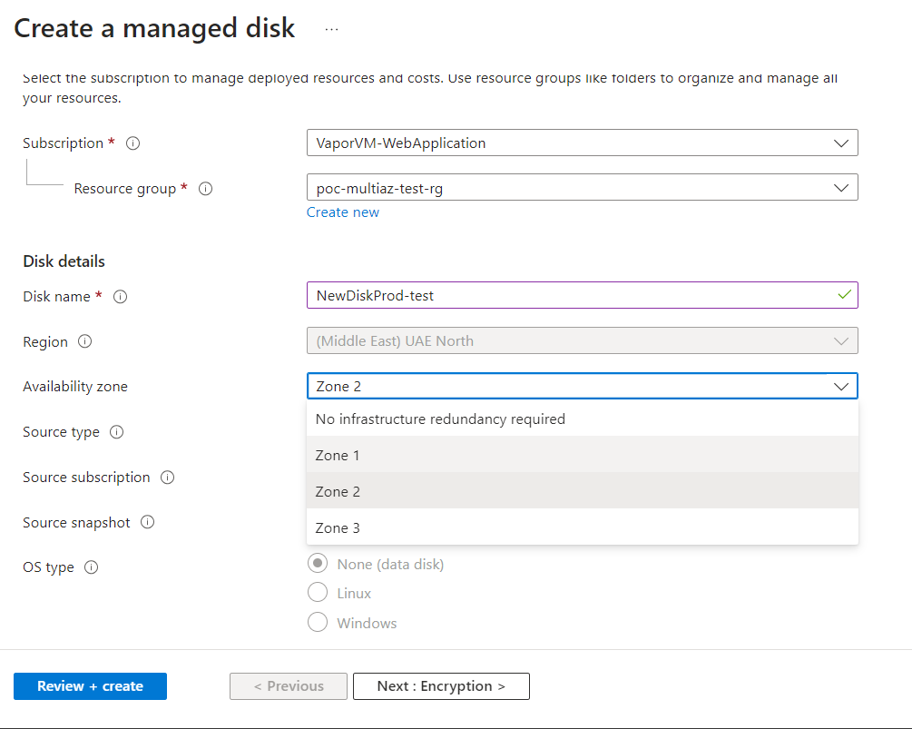Move a VM to multiple availability zones after deployment. - Microsoft Q&A
