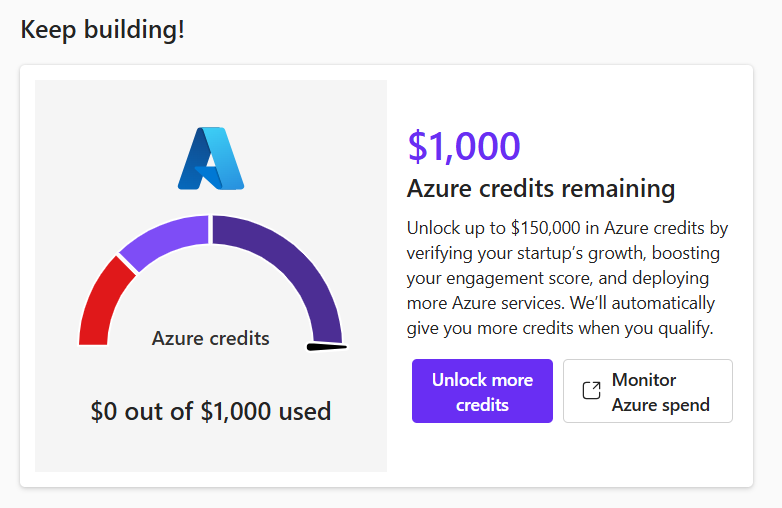How do I link credits from Microsoft for Startups Founders Hub to Azure ...