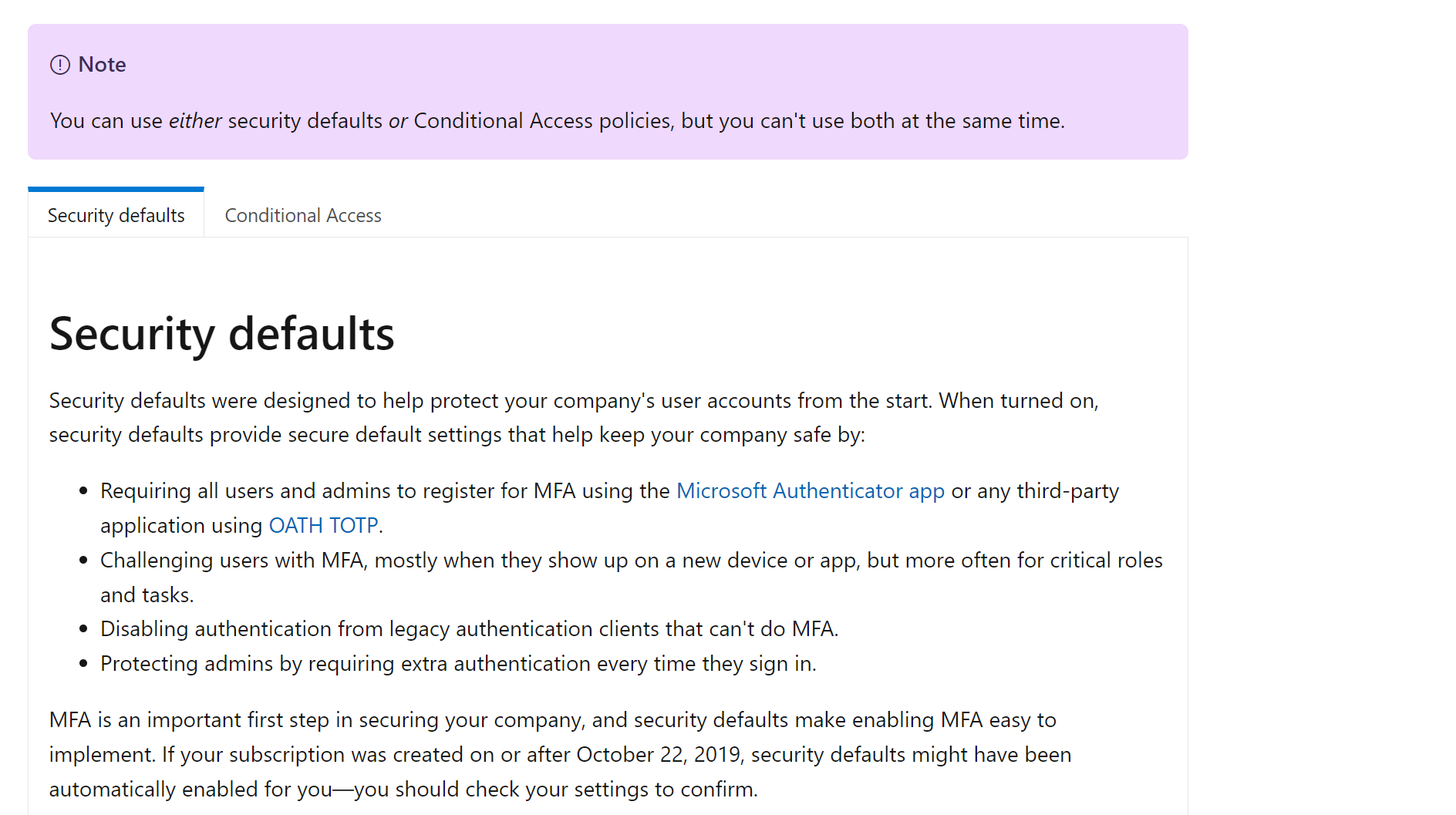 Can Exclude The Security Defaults From Azure Active Directory For Few Accounts For Sending Smtp