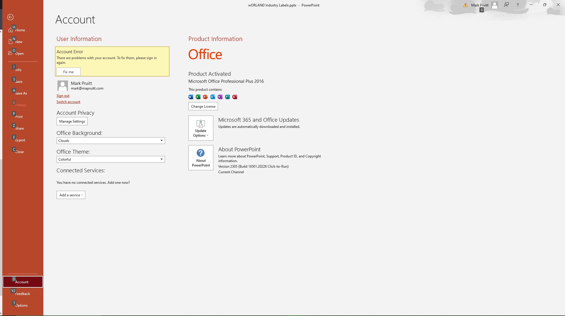 Powerpoint (MS office plus 2016) is suddenly NOT PRINTING ANY TEXT ...
