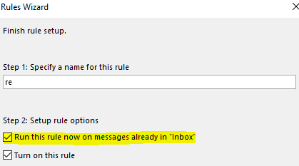 Filed emails keep coming back to my inbox - Microsoft Q&A