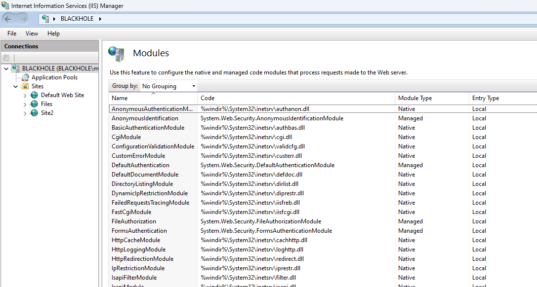 how to disable other module only use my dll in IIS Module? - Microsoft Q&A how to disable other module only use my dll in IIS Module? - Microsoft Q&A