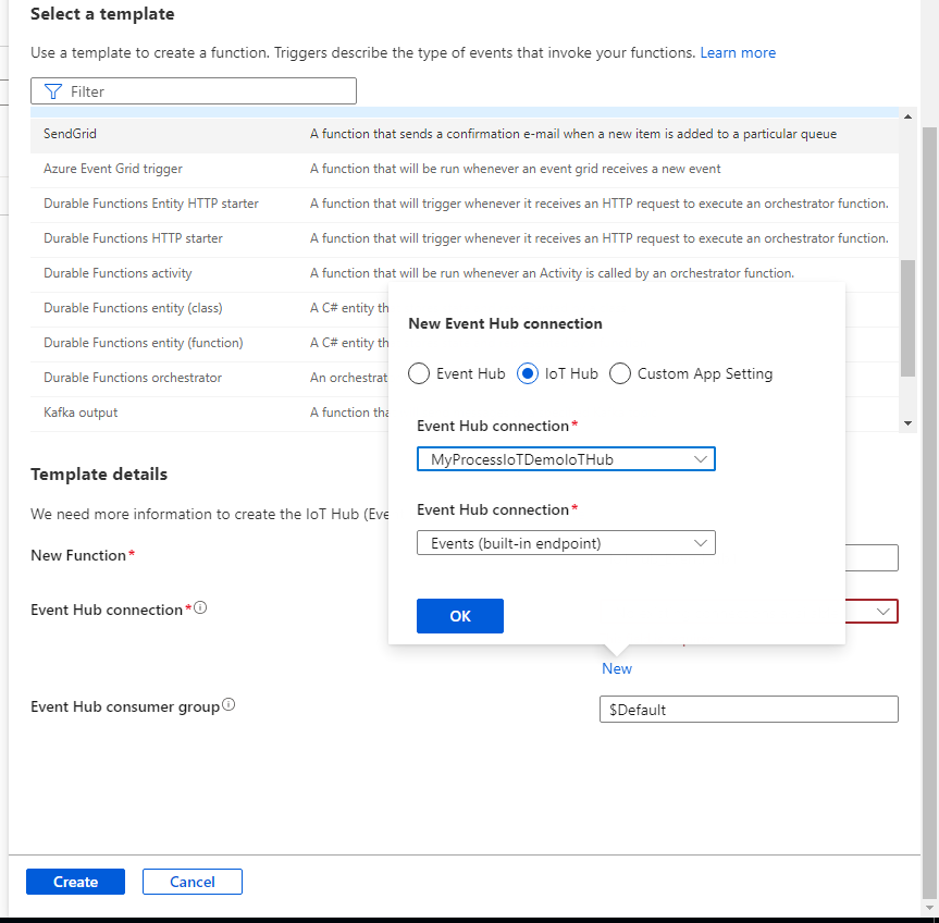 IoT Hub Trigger get Azure Functions runtime is unreachable - Microsoft Q&A