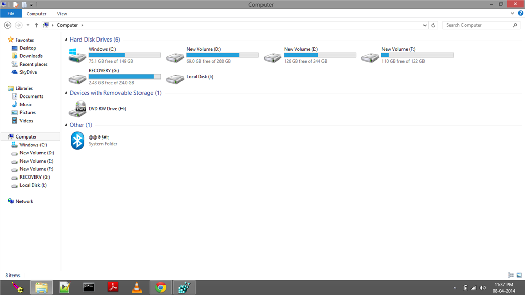 How to remove System Folder in Computer folder [SOLVED by my self ...