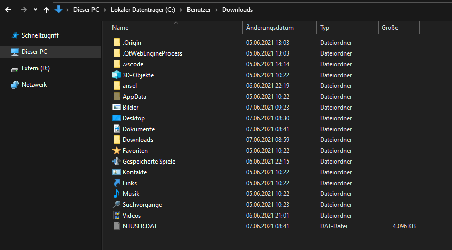 Downloads Pfad zu C:\Users\Username geändert - Microsoft Q&A