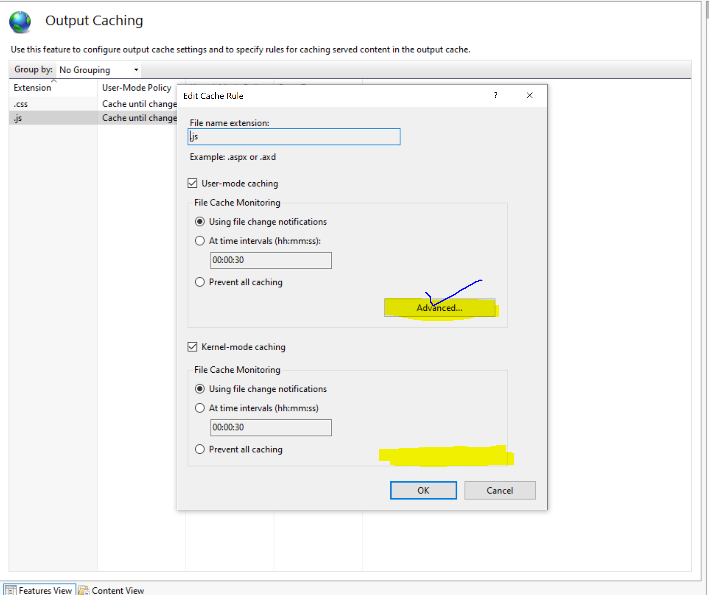 Kernel-Mode caching does not support VaryByHeaders in IIS 10 - Microsoft Q&A