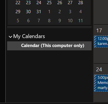 Why is my Outlook Calendar showing me Google Calendars that are not set ...