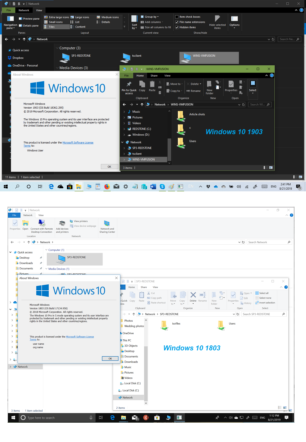 Windows 10 1903 Breaks Network File/Folder Sharing - Microsoft Q&A