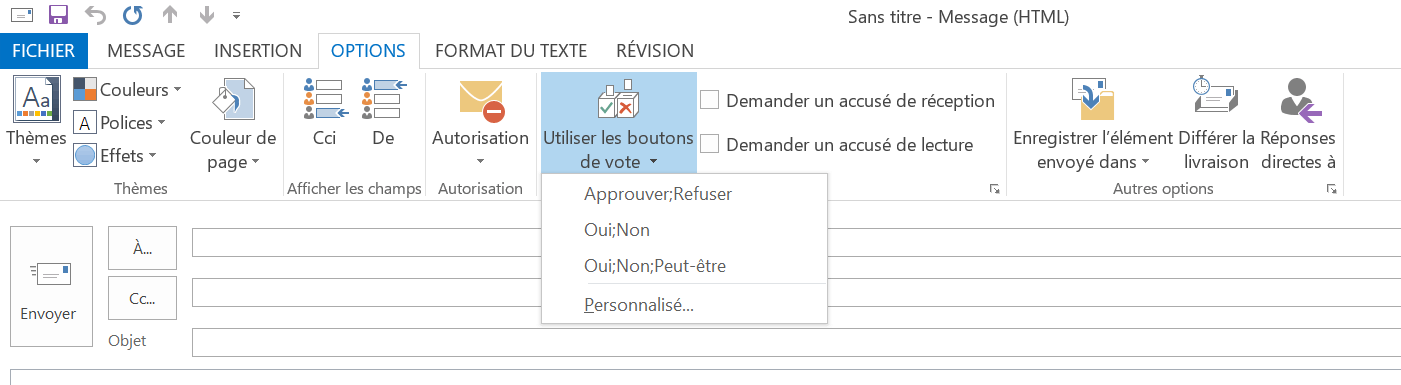 Créer un sondage dans Outlook - Microsoft Q&A