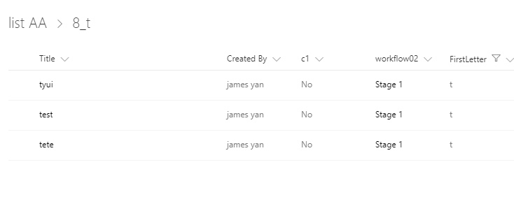 Creating an a-z (alphabetical) filter on the top of a list - Microsoft Q&A