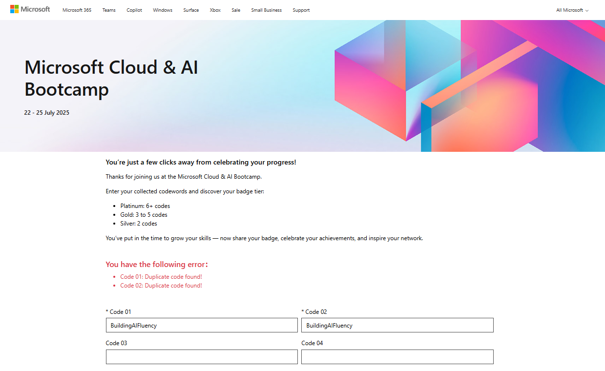 How to Claim the badge - Microsoft Q&A