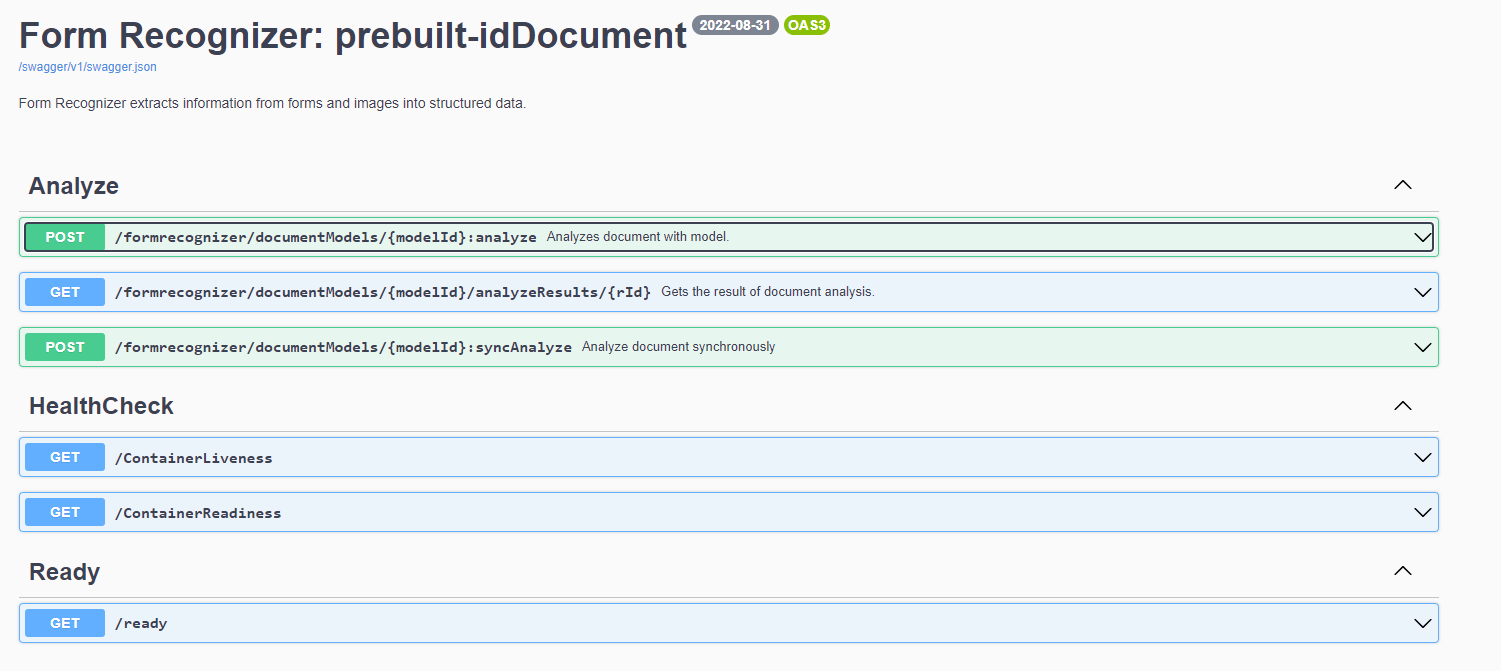 Can I use Azure.AI.FormRecognizer SDK to connect with Document Intelligence Container URL ...