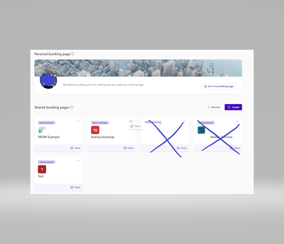 How can I delete a Bookings Page? - Microsoft Q&A