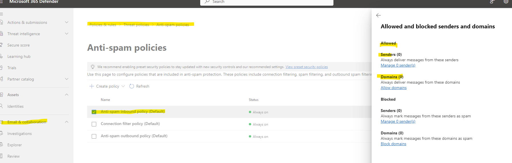 how do i add addresses/domains to safe sender list - Microsoft Q&A