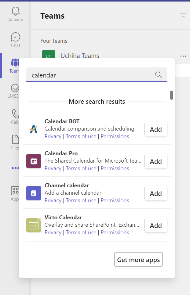 Pinned Calendar missing after adding Bookings with me feature ...