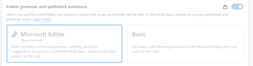 EDGE - Microsoft Editor - Microsoft Q&A