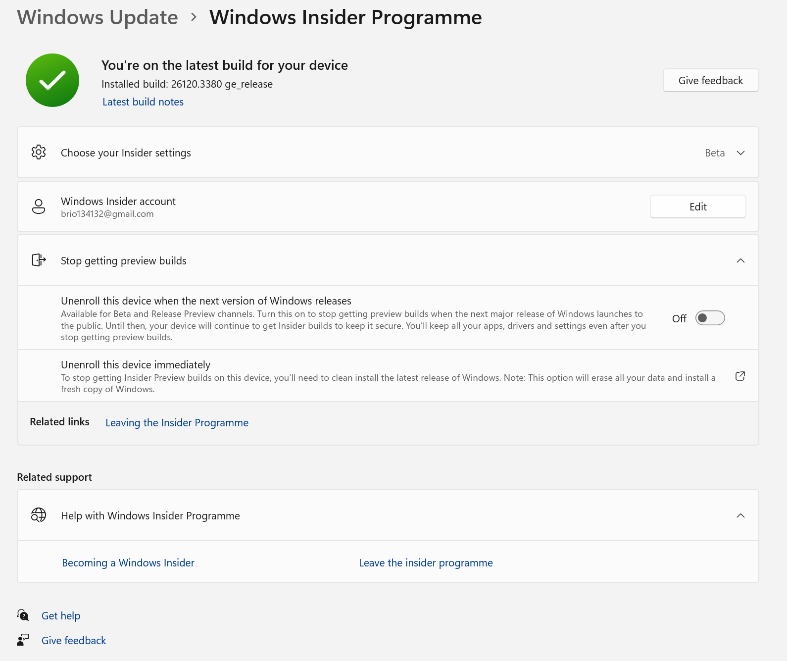 Windows Version conflict (Windows 11 Insider) - Microsoft Q&A
