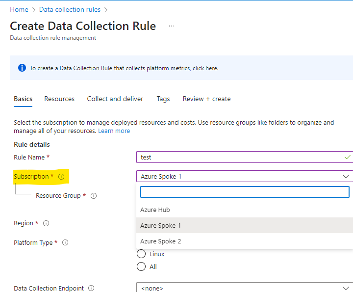 How To Send Log From A Dcr To A Log Analytics Workspace In A Different Subscription Microsoft Qanda