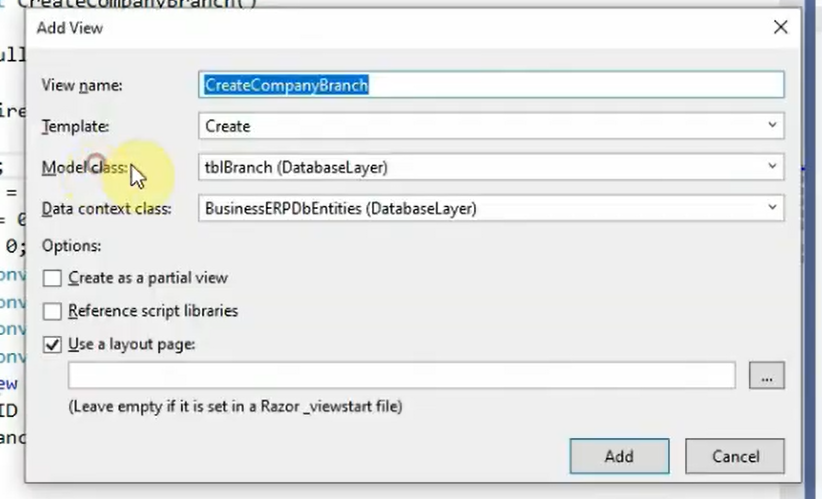 DBContext is not found in adding view scaffolding - Microsoft Q&A DBContext is not found in adding view scaffolding - Microsoft Q&A