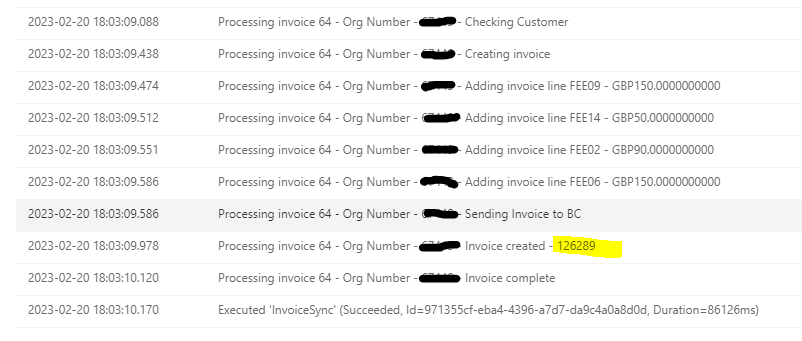 Azure Function Stopped Writing Logs Before Ending Execution Microsoft Qanda