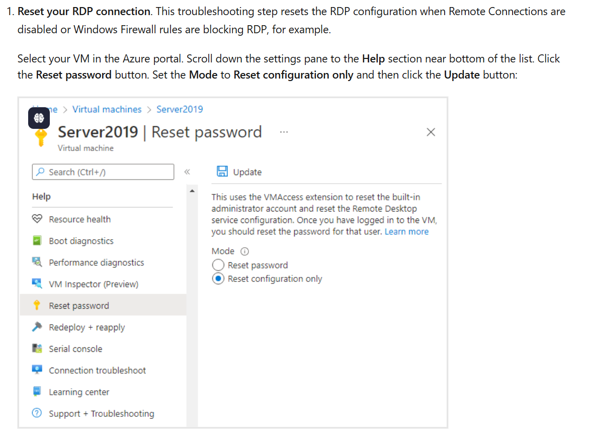 Unaable to connect to my VM via RDP or Bastion - Microsoft Q&A