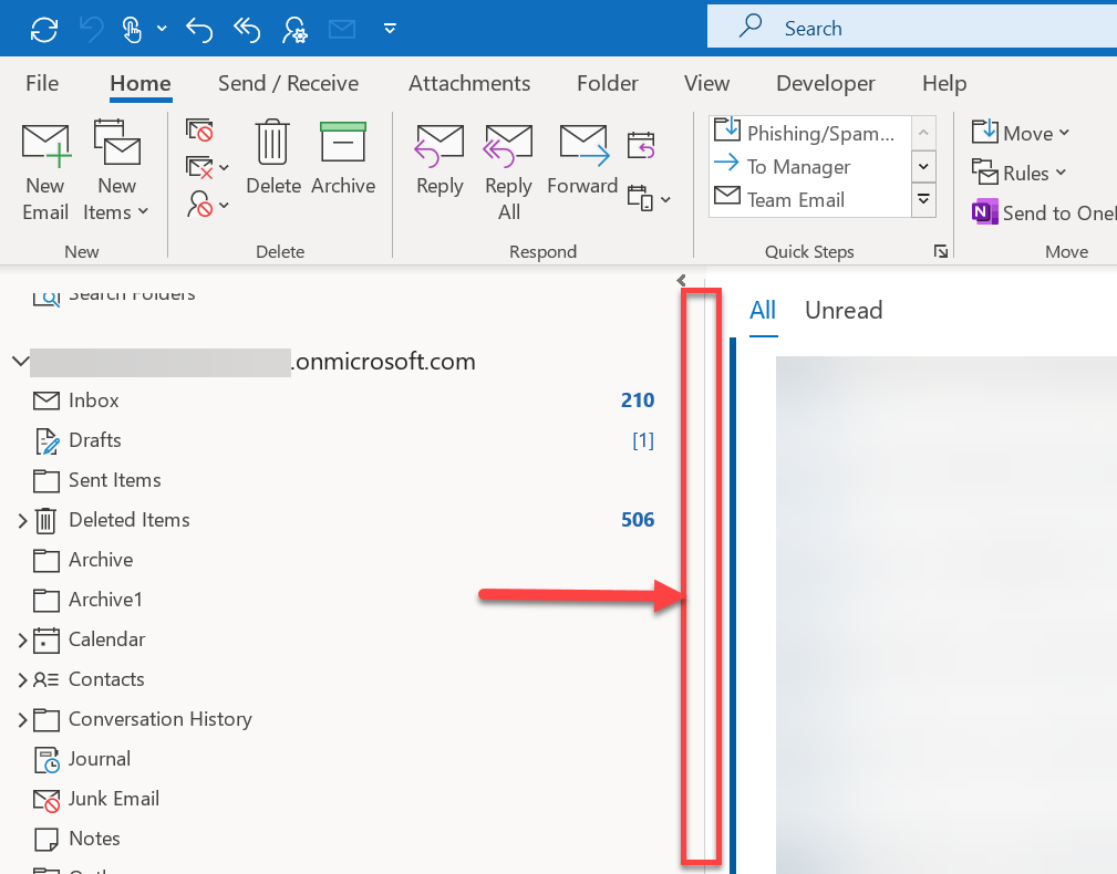 outlook screen layout - Microsoft Q&A